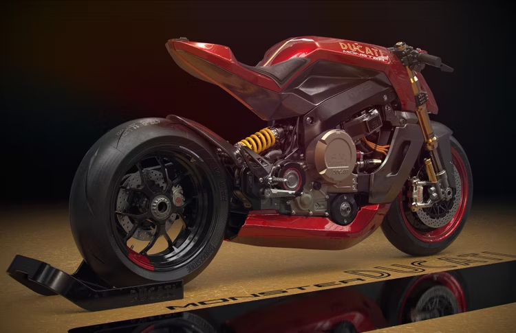 ทรงนี้เอาไหม…ชมภาพรถมอเตอร์ไซค์ Ducati Monster สไตล์ล้ำยุค แต่งโดย Filippo Ubertino | AUTODEFT ...